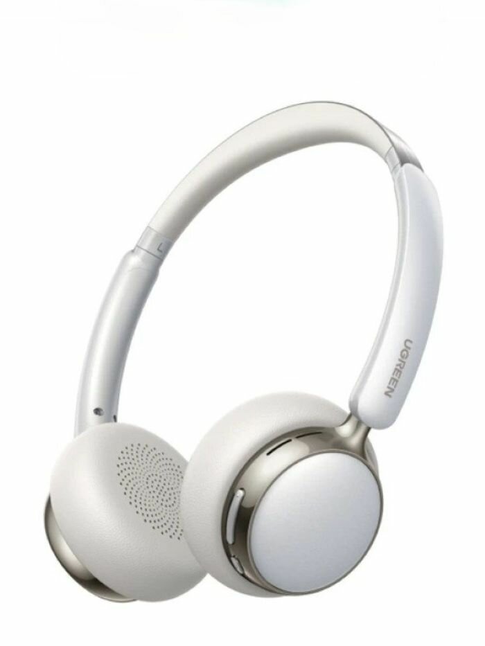 Наушники беспроводные накладные UGREEN HP207 (75631) Studio Plus Bluetooth - Silver White
