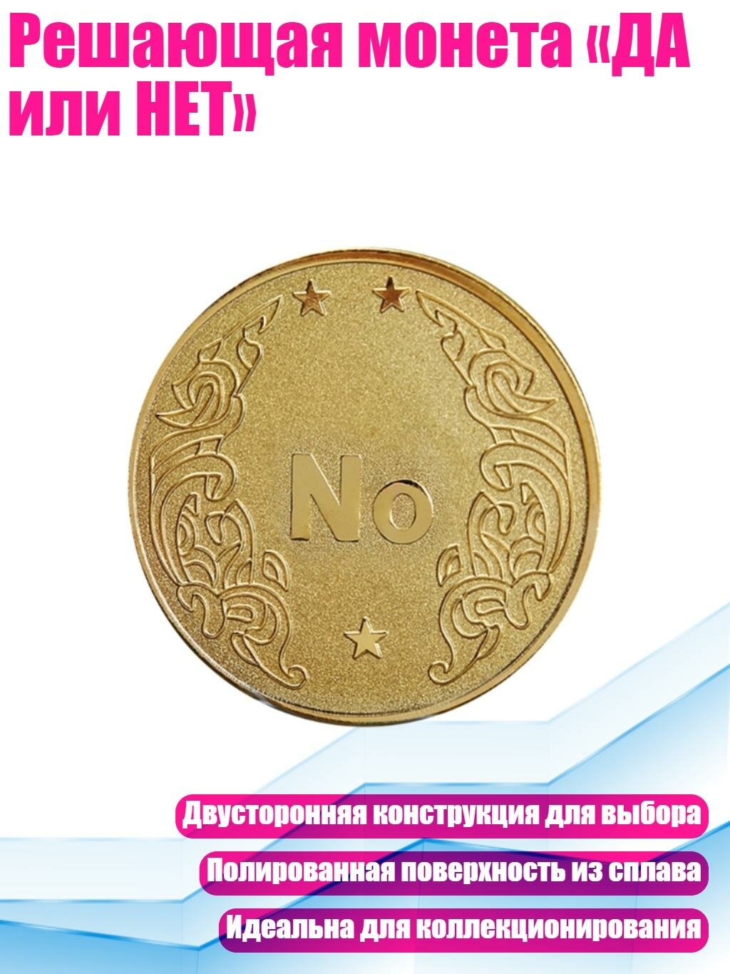 Решающая монета «ДА или НЕТ», Золото