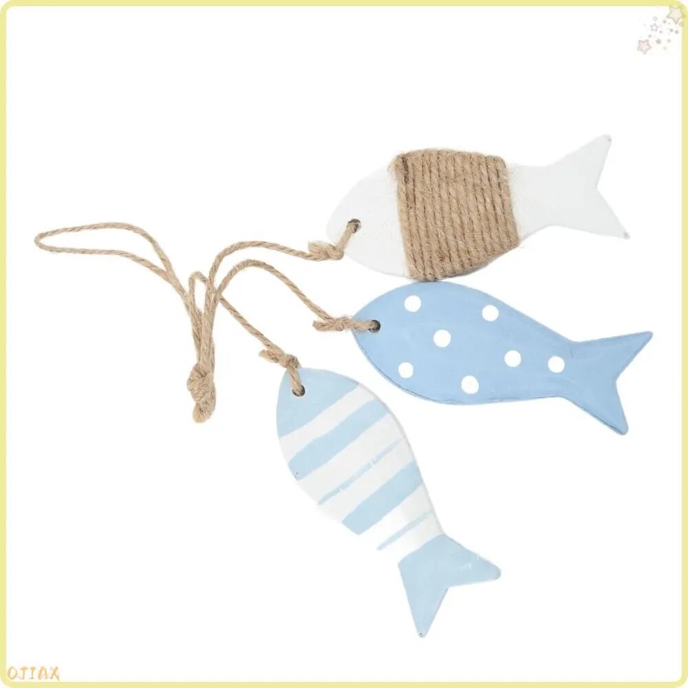 Декор Рыба из сосны, резной морской стиль, для дома и кафе