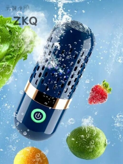 RECO Стерилизатор для овощей и фруктов овощей для удаления остатков пестицидов бытовая портативная ультразвуковаяKKQ
