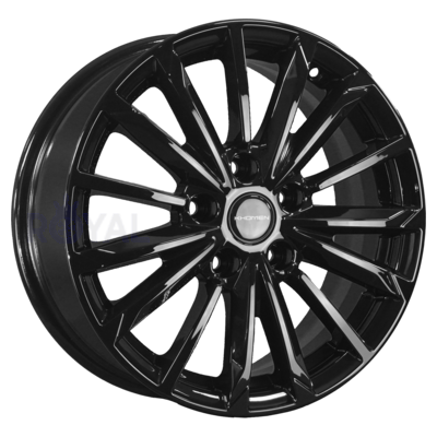 Литой колесный диск Khomen Wheels KHW1611 (Qashqai) 6,5x16/5x114,3 ET40 D66,1 Black