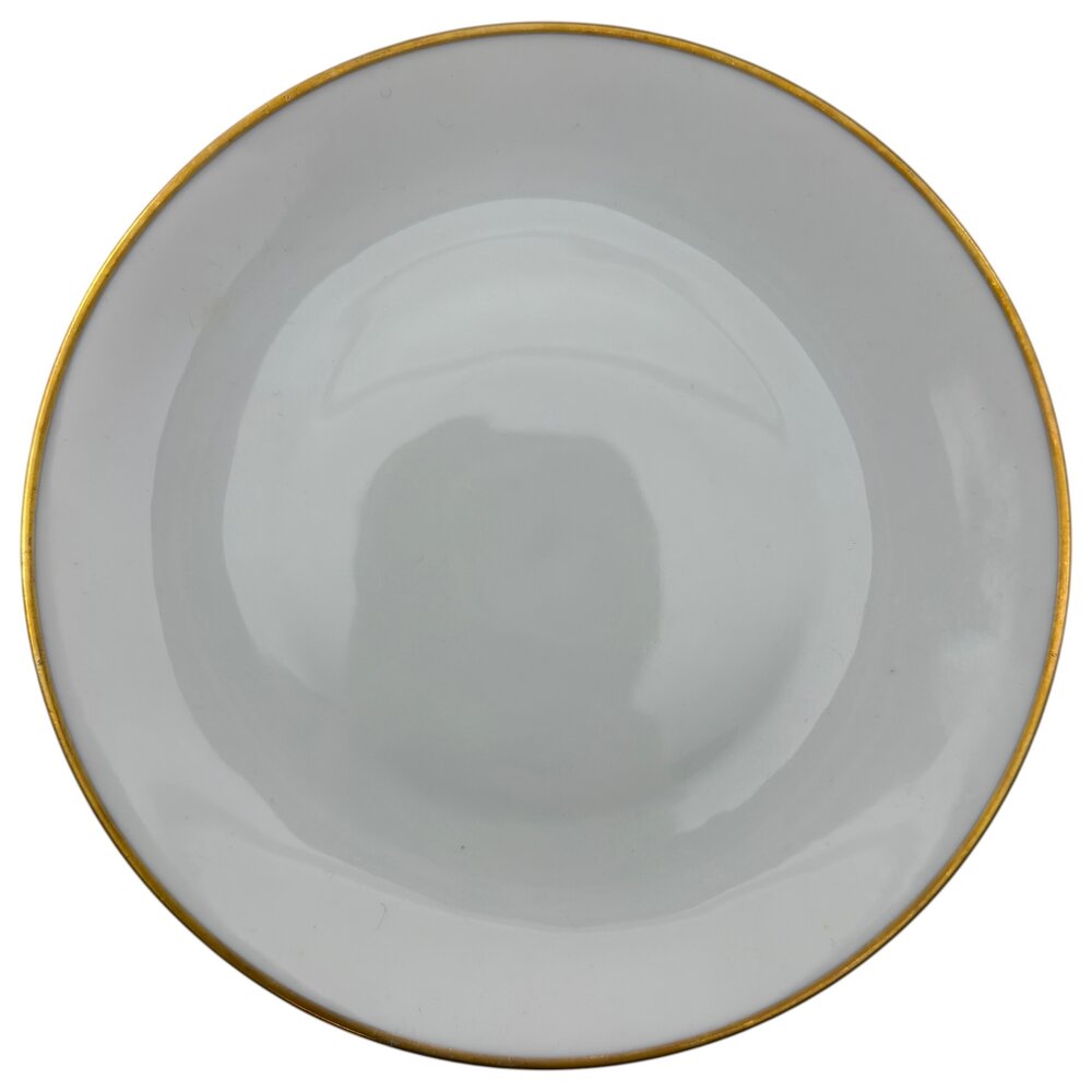Тарелка "Элегантная", 19.5 см, фарфор, позолота, 1939-1964 гг, Hutschenreuther, Бавария, Германия