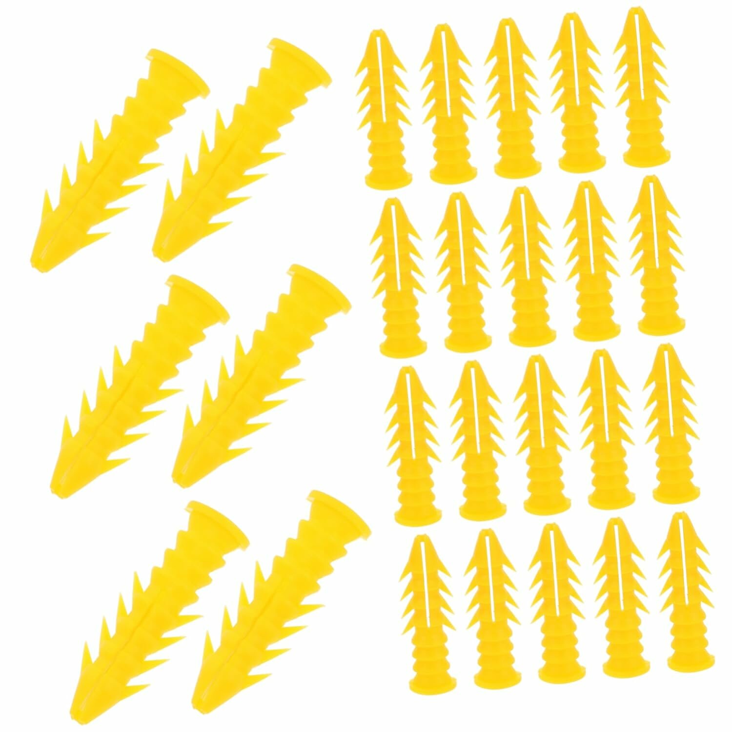 100 шт. анкеры для гипсокартона, саморезы, пластиковые дюбели для стен для гипсокартона, простая установка для проектов