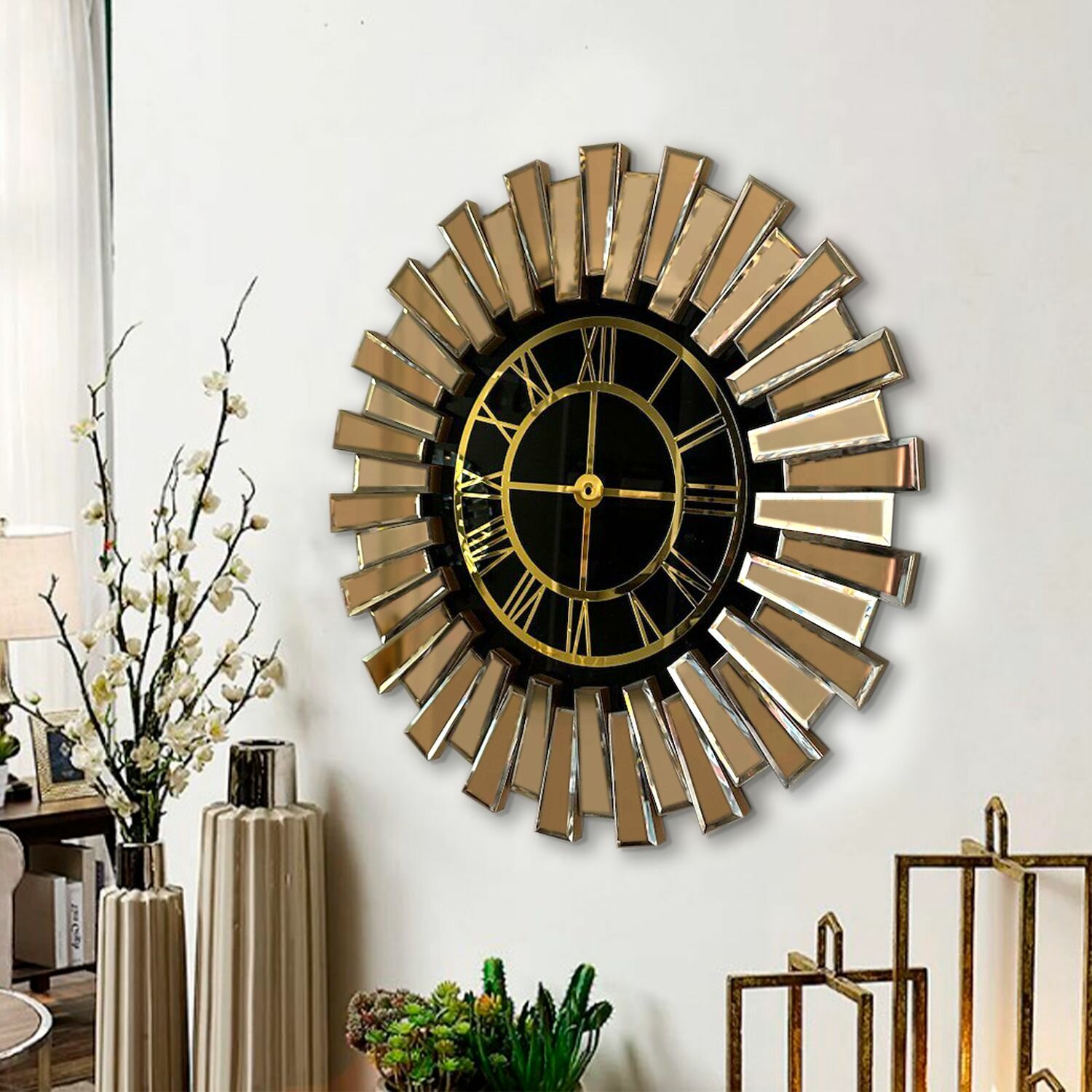 Часы Saat Piano, бронза, 60см