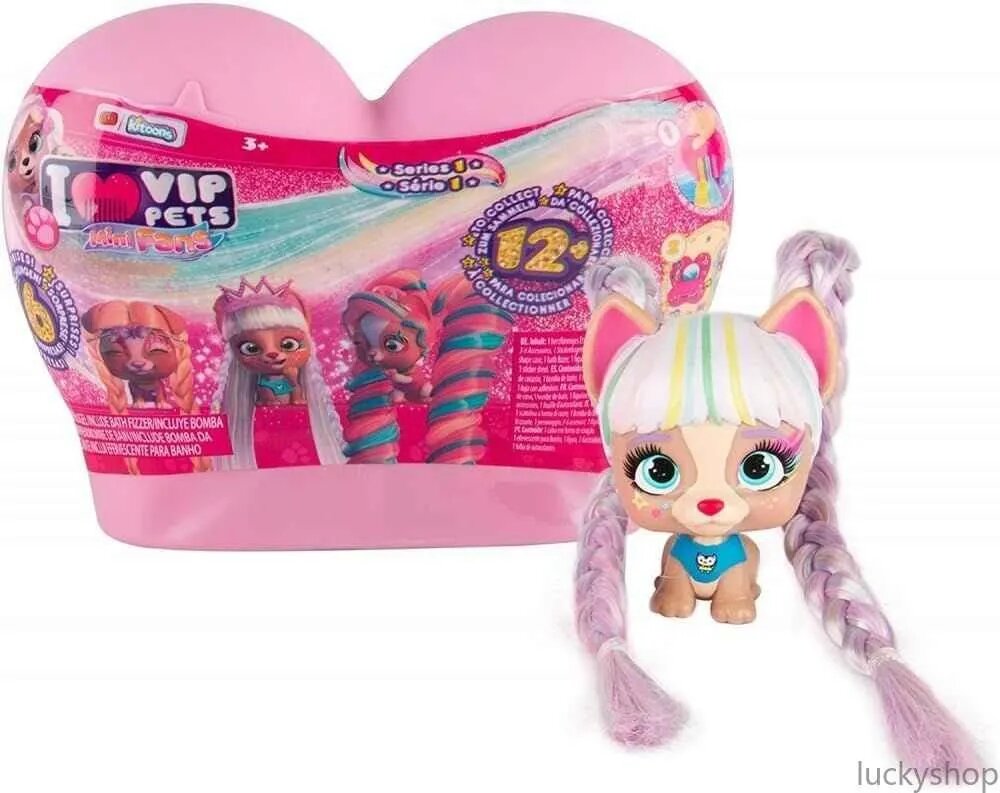 Игрушка I Love VIP Pets Модные щенки Мини Фанс ABS пластик текстиль
