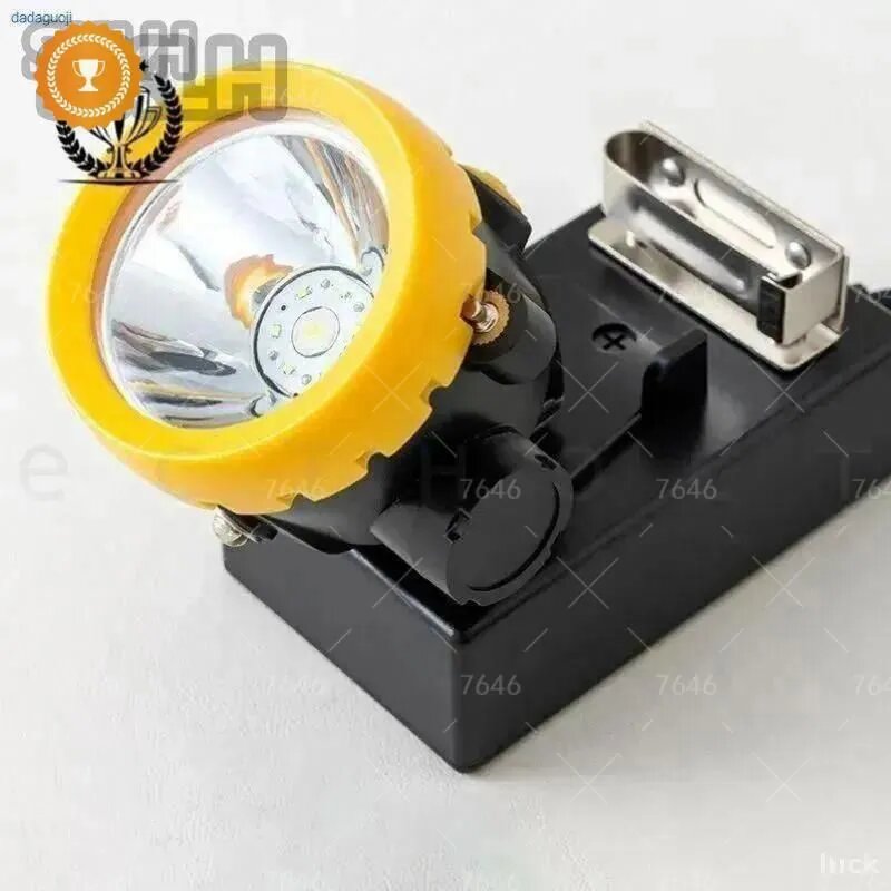 Светодиодный фонарь-прожектор LED Miner Cap Lamp 46, аккумуляторный, переносной для освещения территорий — фото 1