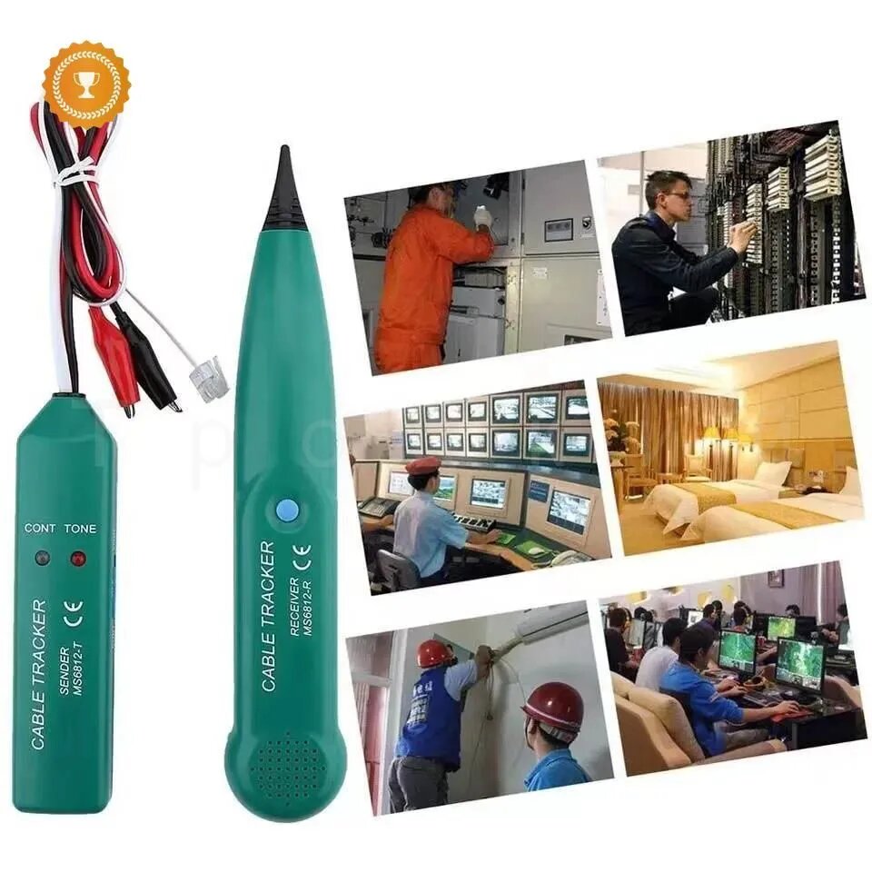 GM Детектор скрытой проводки и металла MS6812/Кабельный тестер-трассоискатель