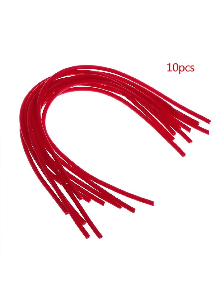 Кембрики для рыбалки 3-5мм, Для поплавков 40см, Кембрик силиконовый для рыбалки набор 10 шт