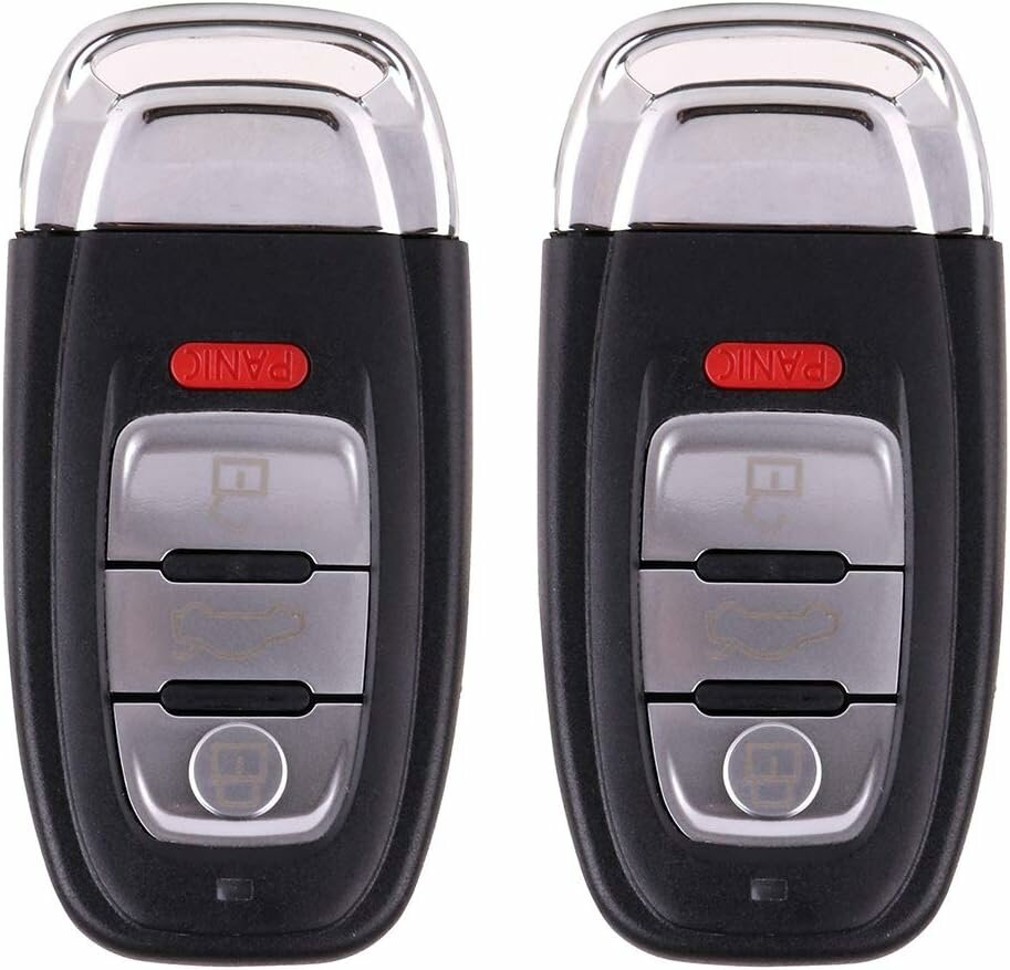 Сменный 2 шт, брелок для пульта дистанционного управления для Audi для Q5 для A1 A3 A4 A5 A6 A7 A8 Q3 Q7 R8 RS5 RS7 S3