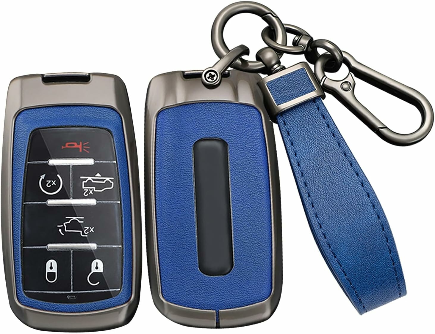 Держатель для ключей, подходящий для брелока RAM, умный чехол для дистанционного ключа автомобиля, кожаная перчатка для