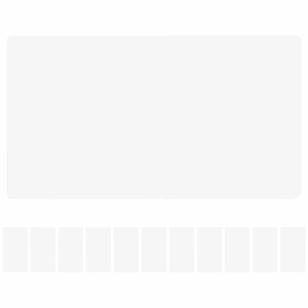 Прозрачные маты для детского творчества, термостойкие коврики для 3д ручки 12 листов 18x10x0,1 см для рисования и моделирования