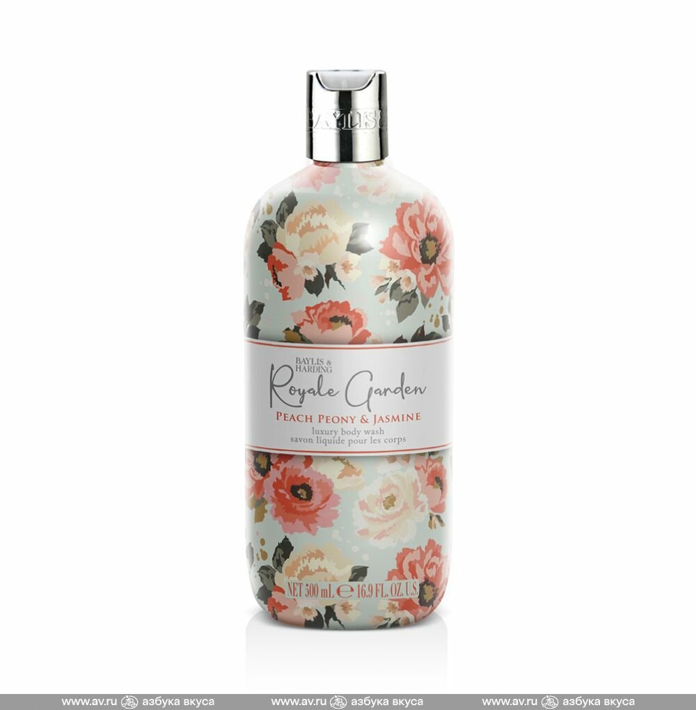 Baylis & Harding - Royale Garden Peach Peony & Jasmine Body Wash Гель для душа 500 мл
