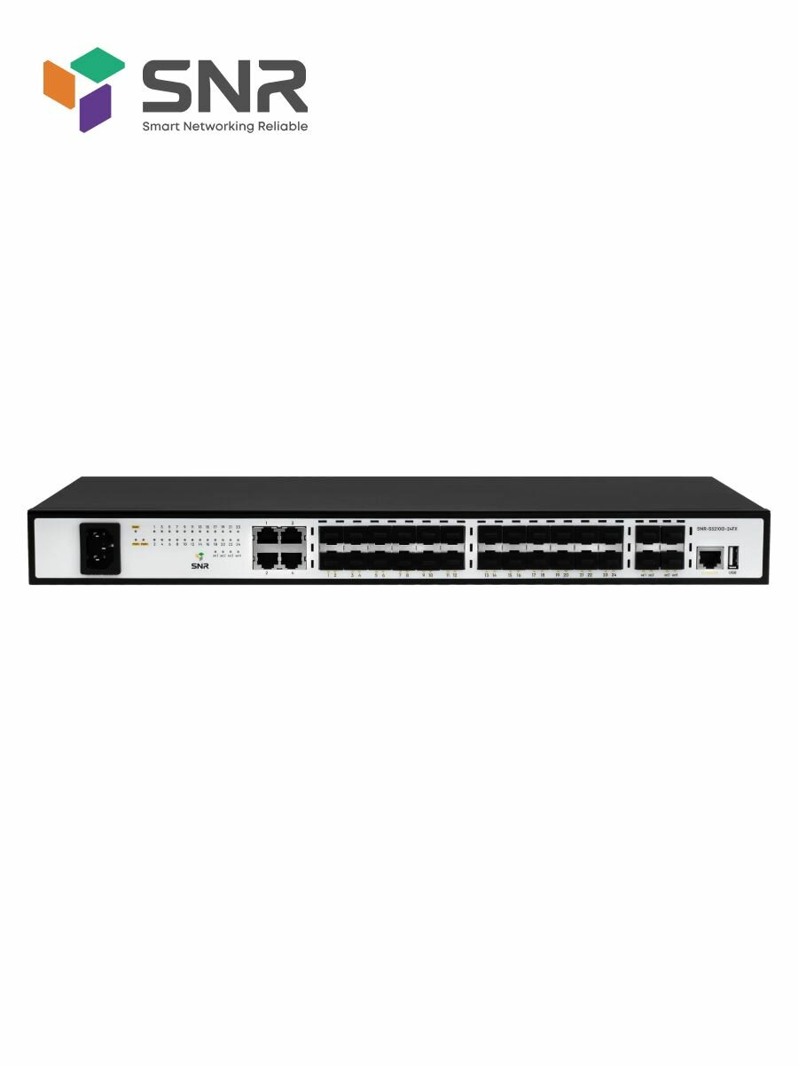 Управляемый коммутатор уровня 2+ SNR-S5210G-24FX