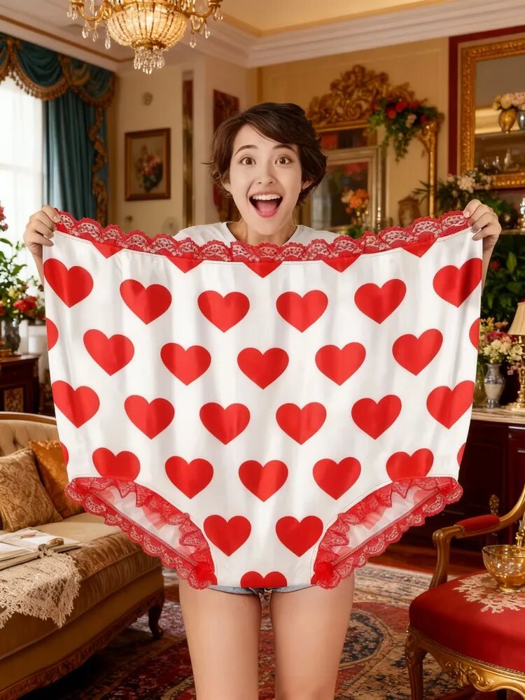 Смешные гигантские трусы унисекс леопардовый принт с кружевом, прикольный и шуточный подарок