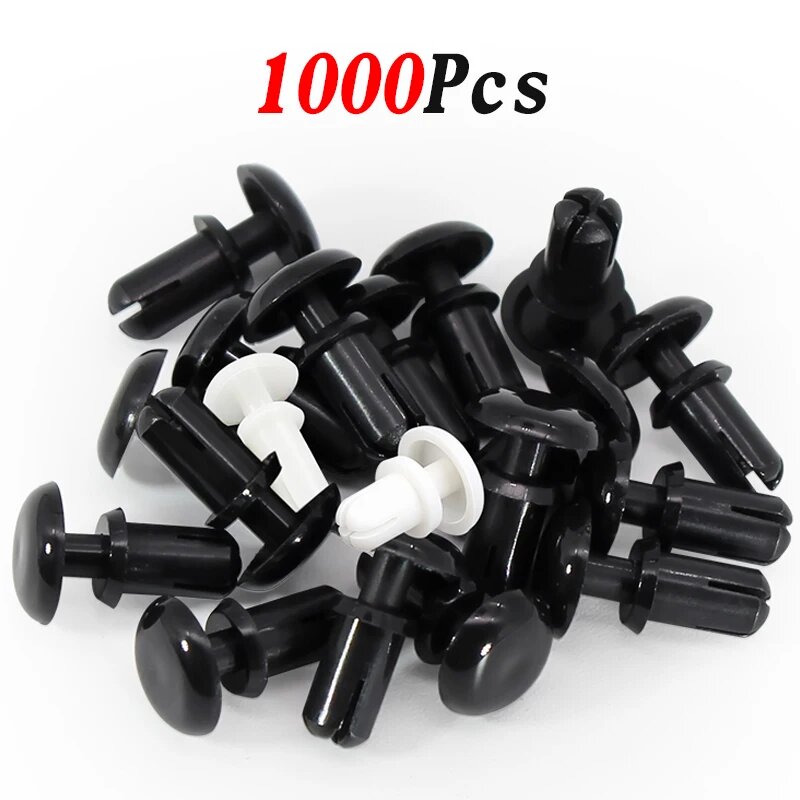 Заклепки нейлон PA66 круглые головки белые и черные серия R4050-R4120 Black, R4090
