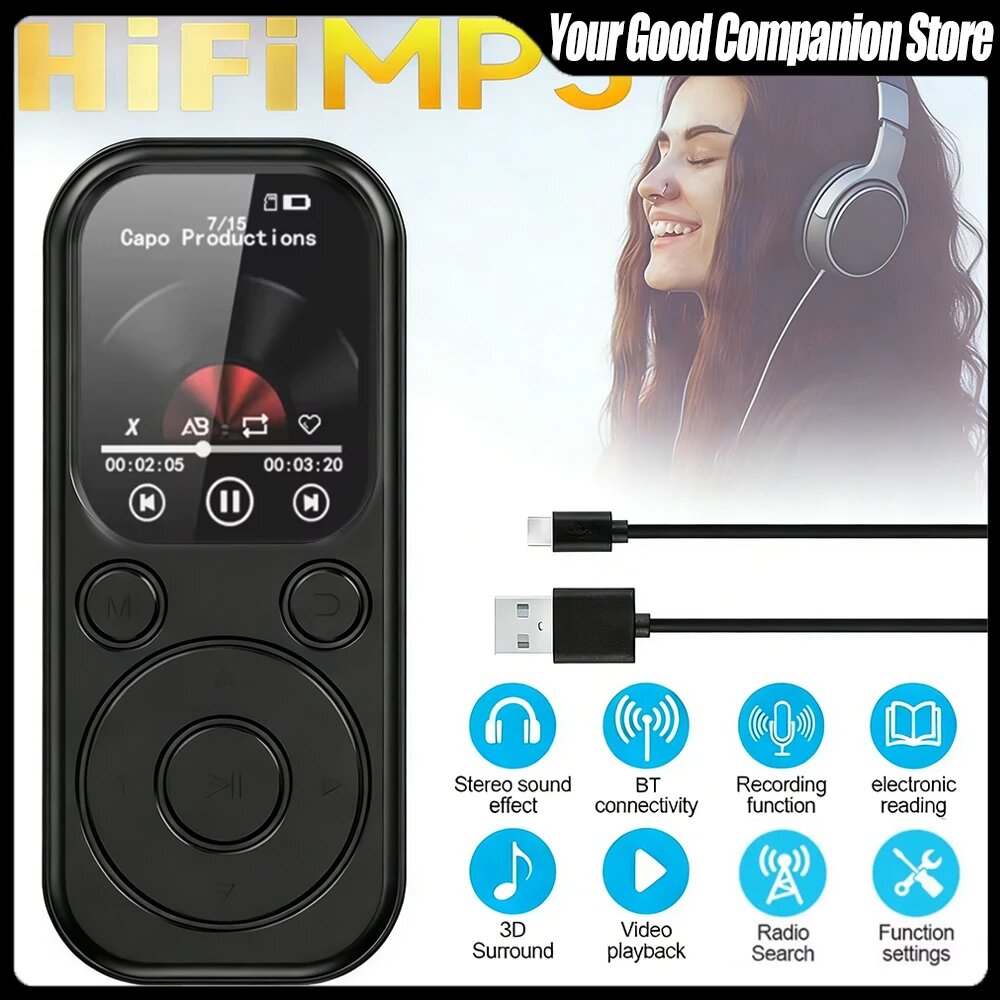 MP3-плеер 64GB, черный — фото 1