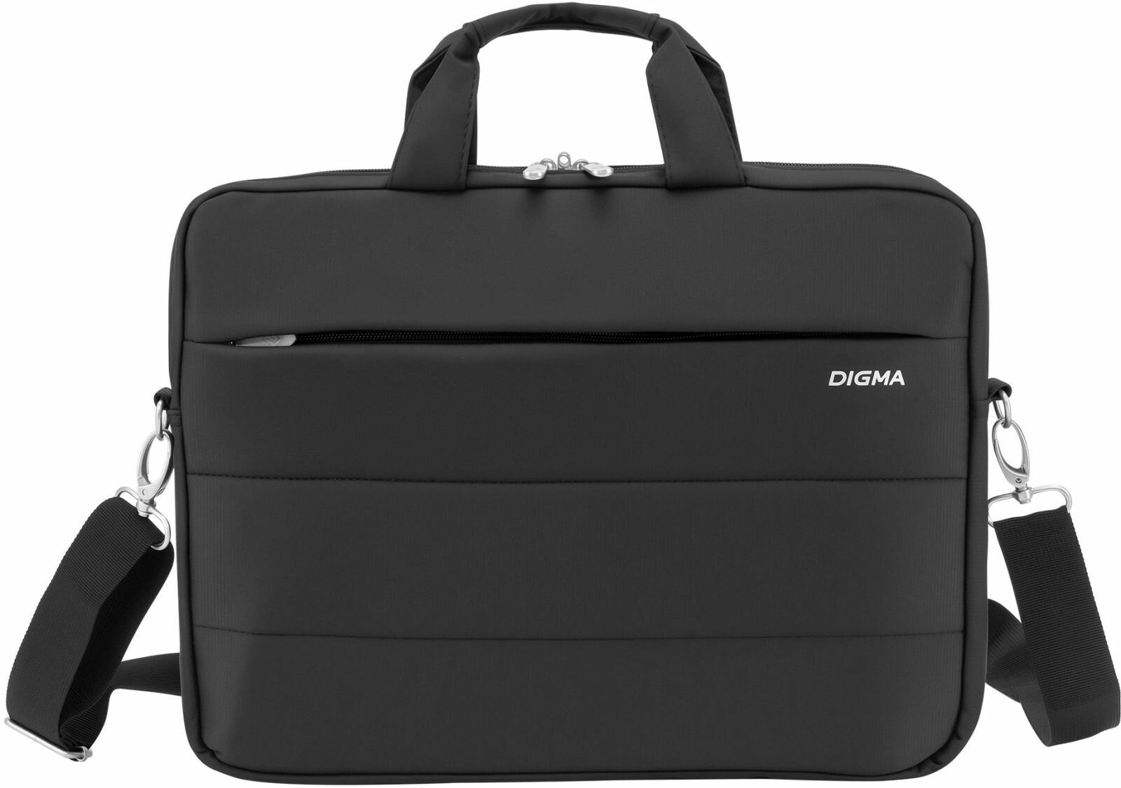 Сумка для ноутбука DIGMA R-311, 15.6", черная, полиэстер (R311BK)