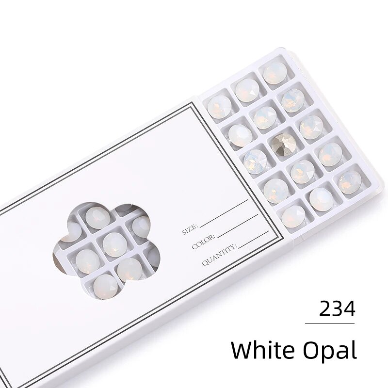 Стразы White Opal 234, кристаллы K9
