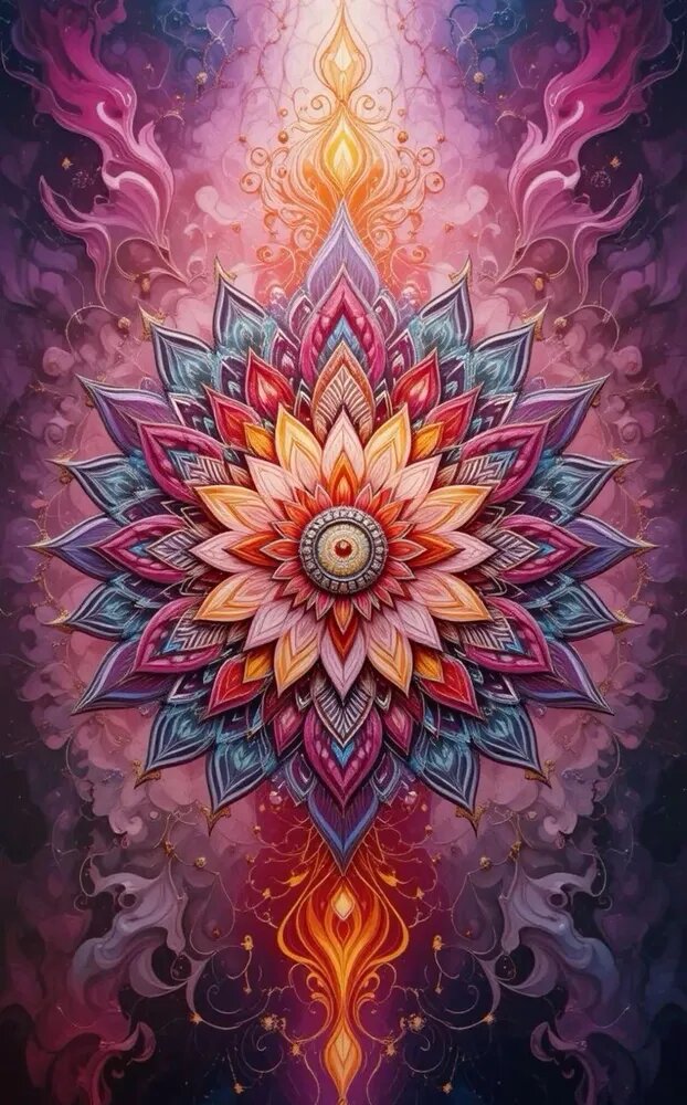 Алмазная Мозаика "Мандала" 30x40 См, Безрамная, Идеальна Для Дома, Украшения, Подарков.