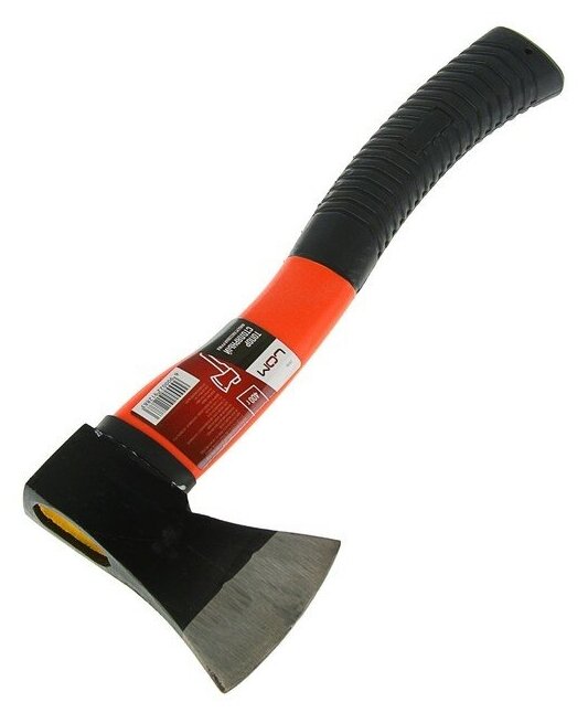 Топор кованый LOM, фиберглассовое топорище 36 см, 400 г