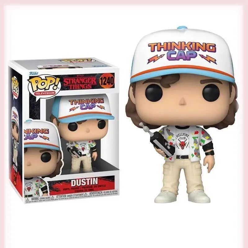 Funko Pop! Фигурка Stranger Things Dustin 1240 ABS пластик коллекционная