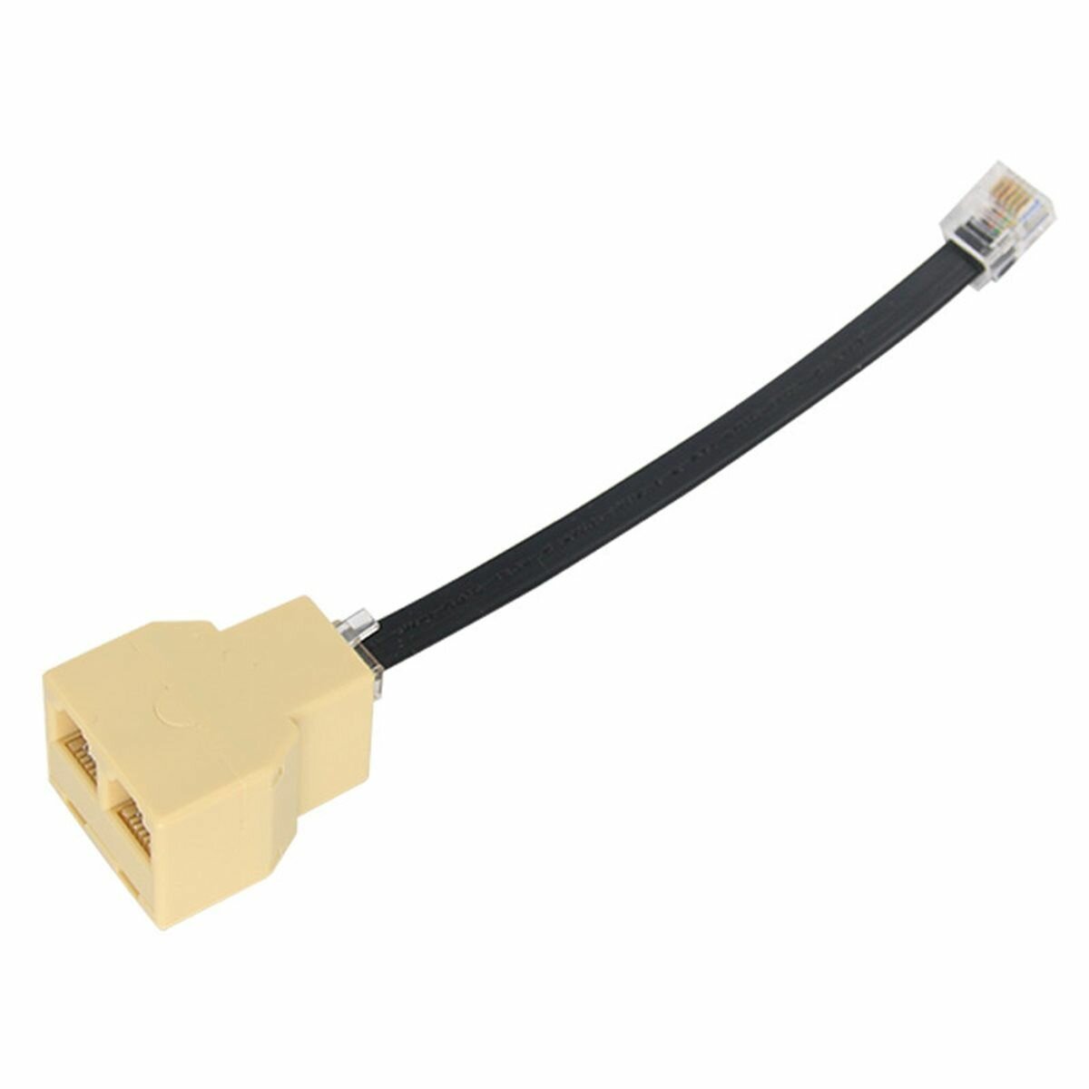 50 См RJ12 6P6C Соединитель, Двухсторонний Разветвитель Телефонного Кабеля RJ11