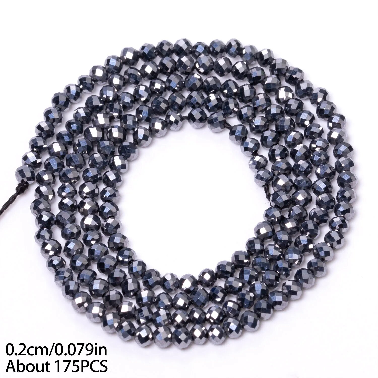 Бусины ноciuciu натуральный камень терагерц 2-4 мм 2mm