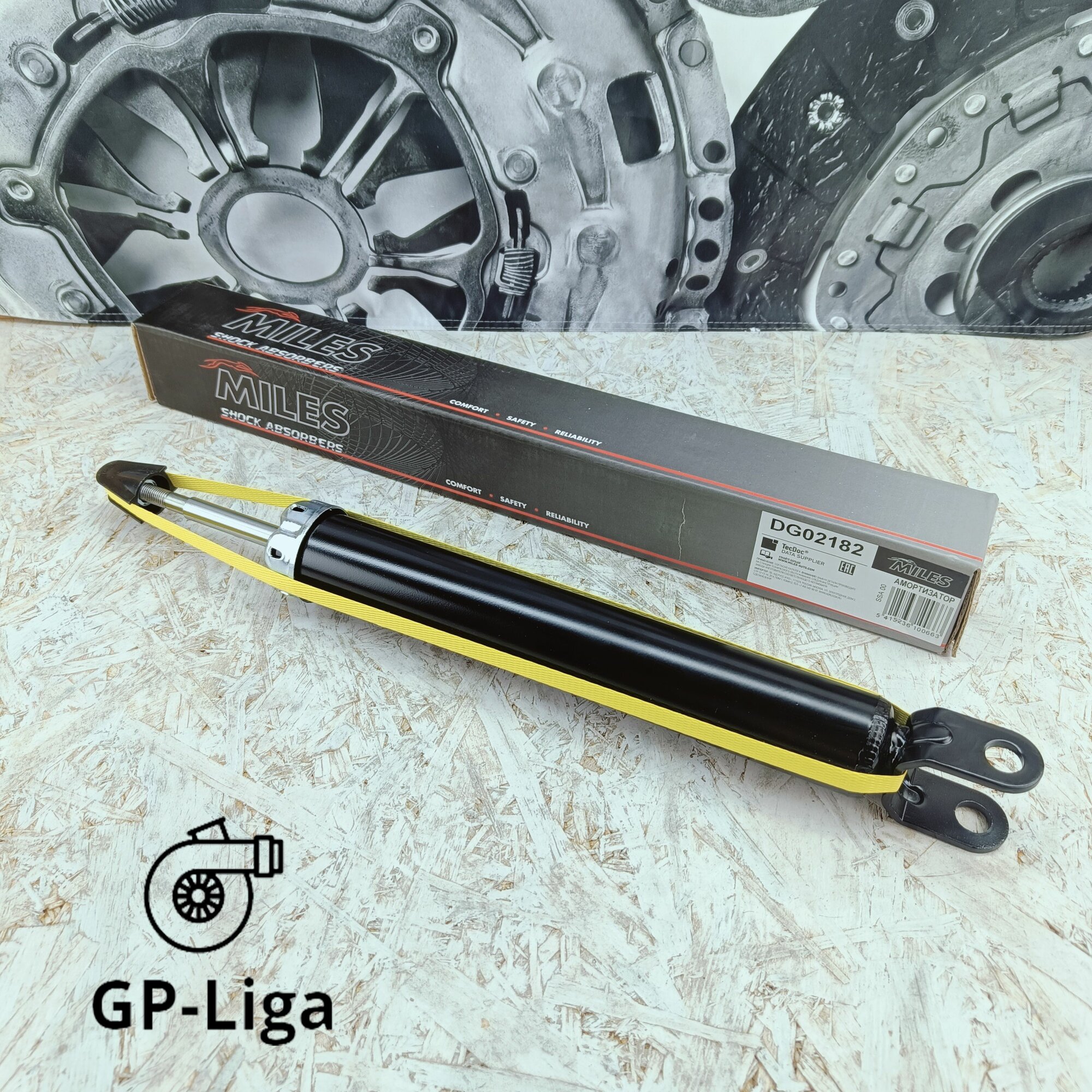 Амортизатор задний KIA CEED 2006-12 / HYUNDAI I30 2007-11 349084 - MILES DG02182