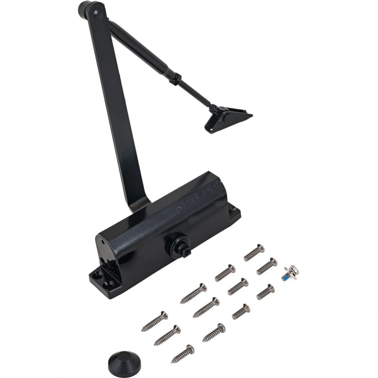 Доводчик дверной NOTEDO DC-080 BLACK 60-120 кг черный (10) 2212500 11241