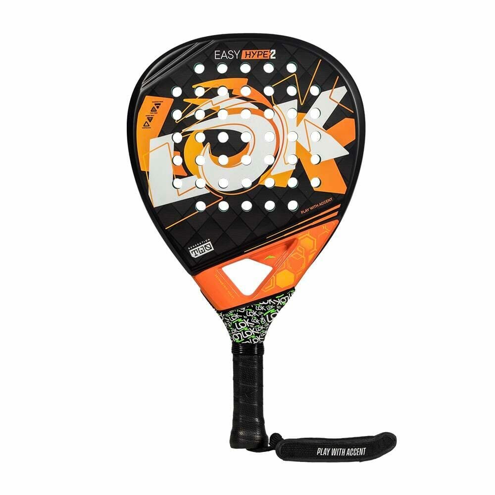 DECATHLON ракетка для падел тенниса Lok Easy Hype Gen 2, черный