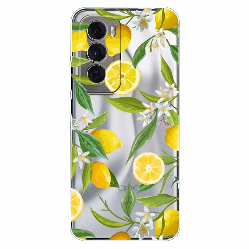 Чехол для OPPO Reno 12 Pro 5G, прозрачный, силикон