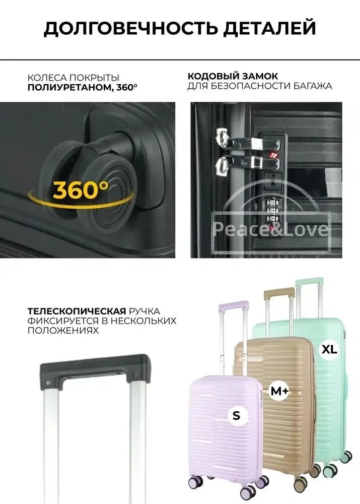 Чемодан , черный — фото 1