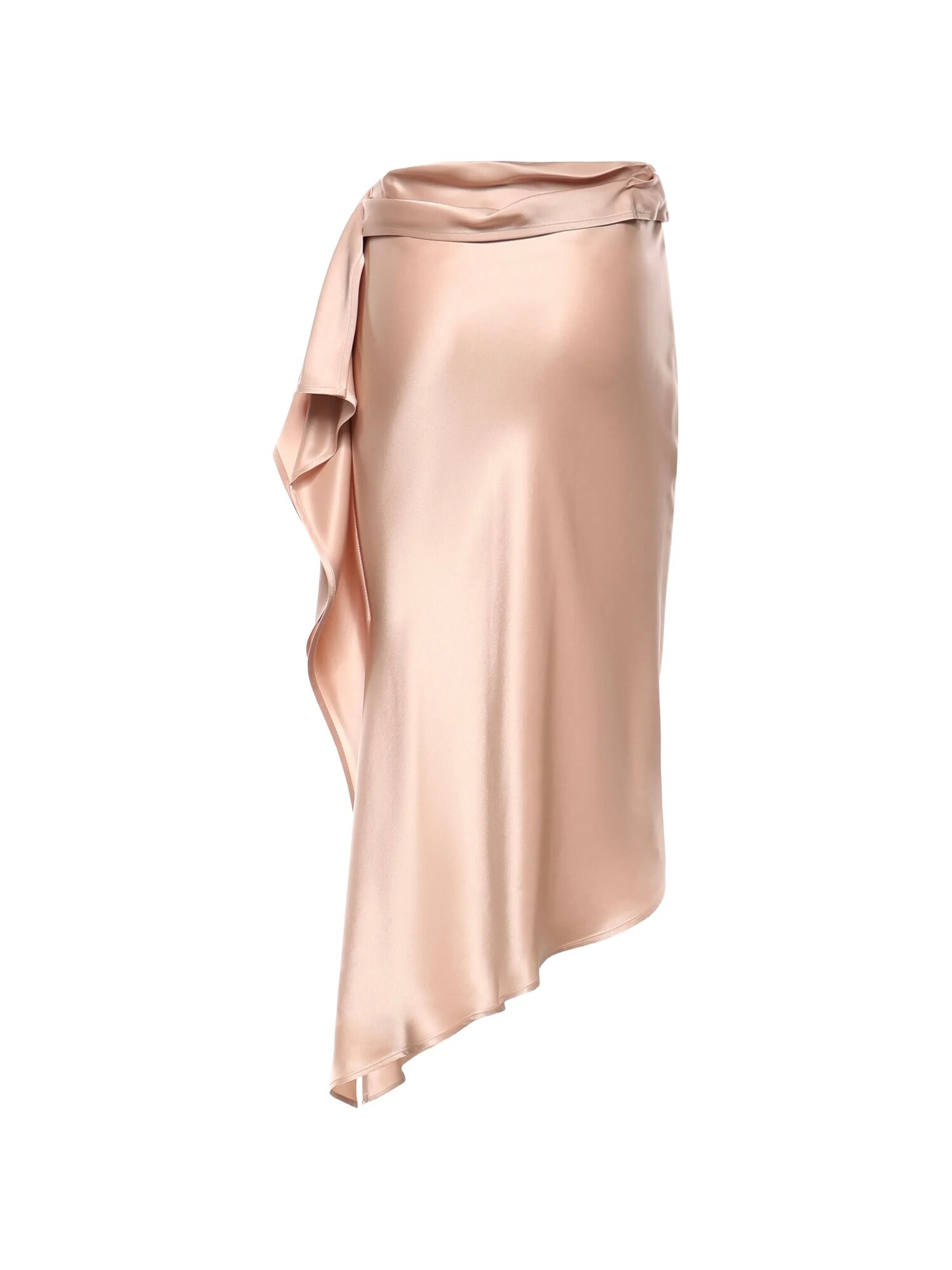 Юбка Pinko Draped midi skirt, размер 42, pink — фото 1