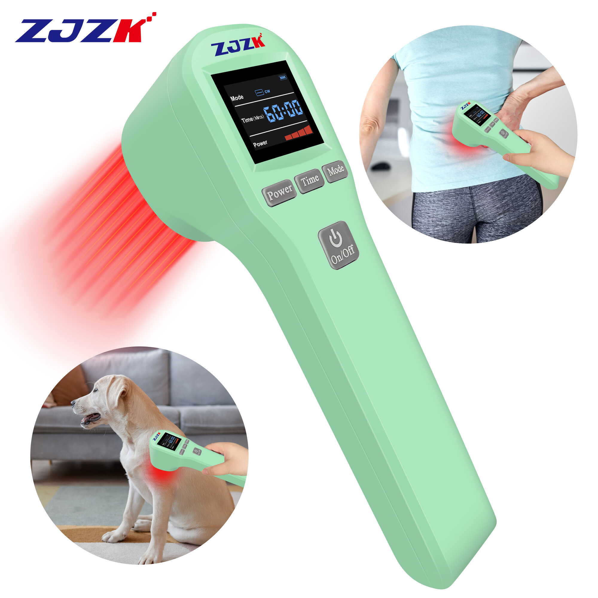 Лазерный аппарат ZJZK, для лечения артрита, артроза, 650нм*16+808нм*4