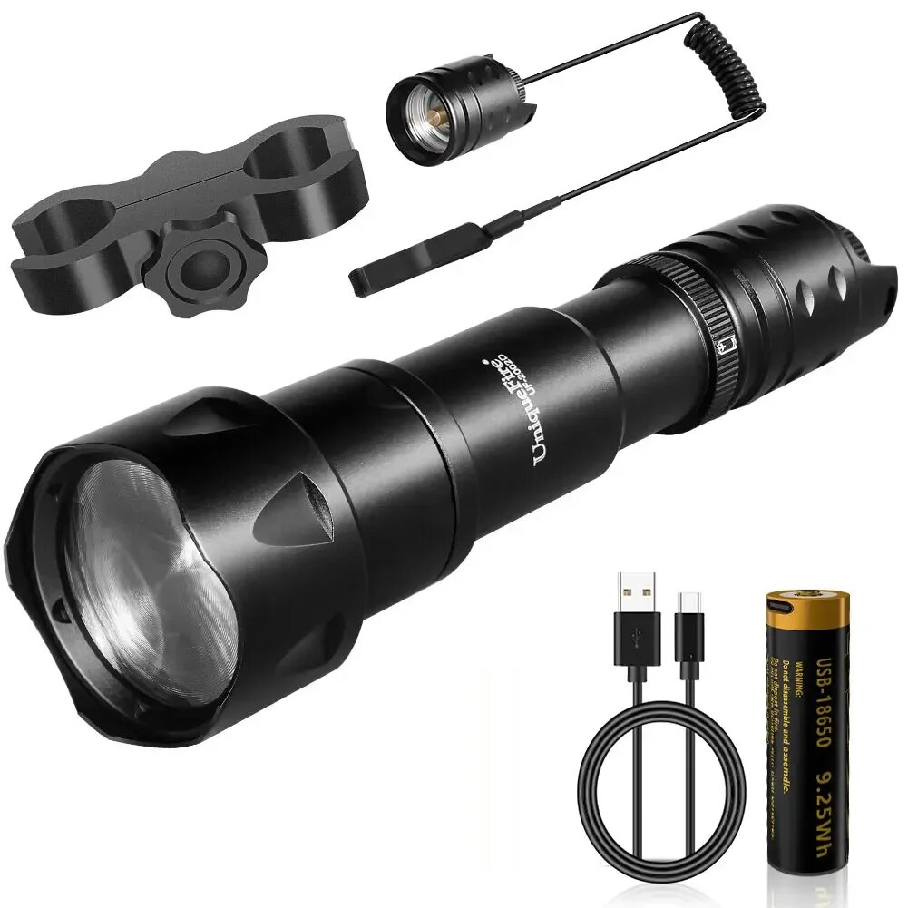 UniqueFire 2002D охотничий фонарик Torch Set B, IR810NM Torch, Without Battery