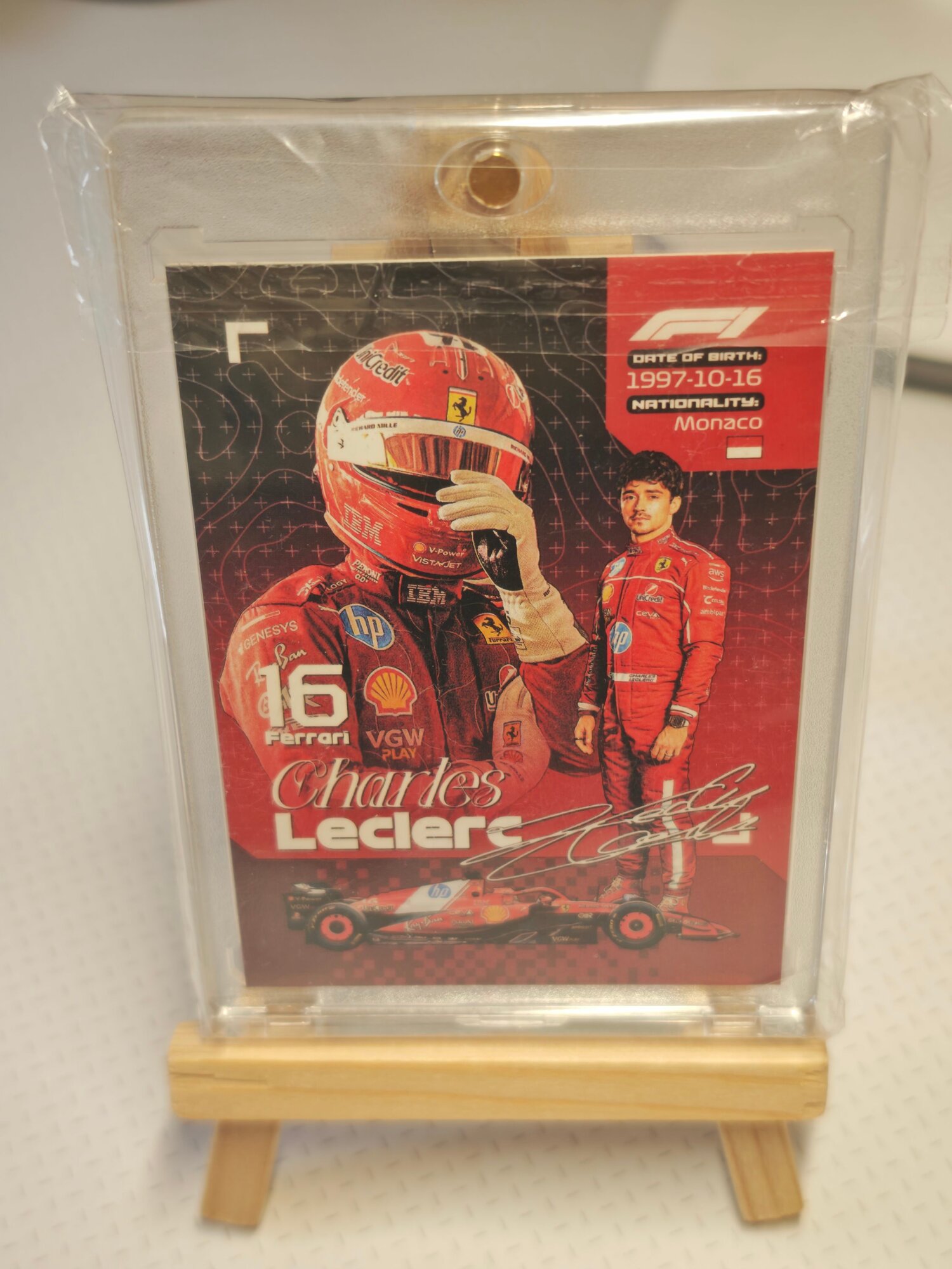 Коллекционные карточки Topps F1 Racing Car, коллекционные карточки, специальные карточки CHARLES LECLERC