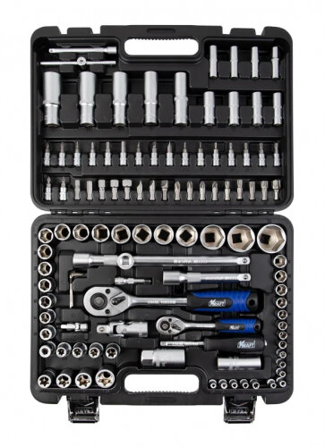 Набор инструмента Kraft 1/2"DR и 1/4"DR 108 предметов, Master