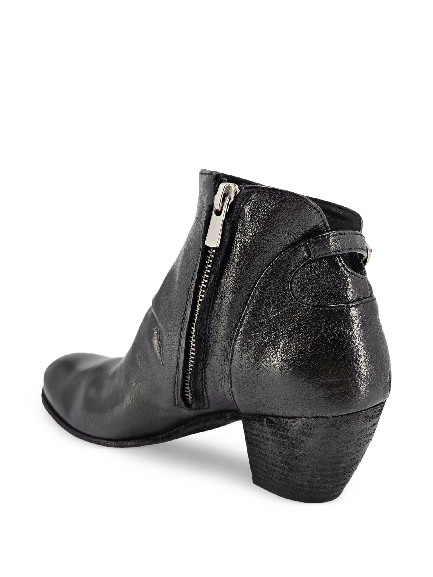 Ботинки Officine creative Panelled ankle boots, размер 38,5, black/black — фото 1