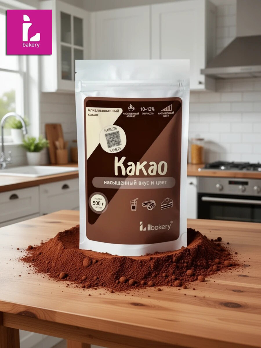 Какао алкализованный 500 гр