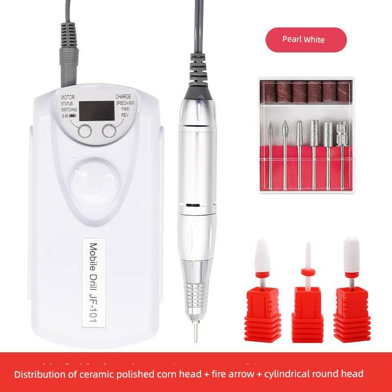 Электрическая машинка для маникюра 110 В (стандарт США), для снятия гель-лака, полировки ногтей, удаления кутикулы,