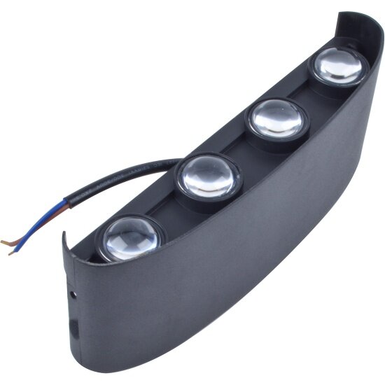 Уличный настенный светильник Uniel ULU-P20B-8W/4000K IP65 BLACK