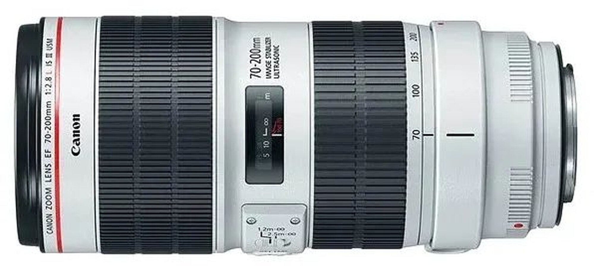Объектив Canon EF 70-200mm f/2.8L IS III USM, телеобъектив, автофокус, белый