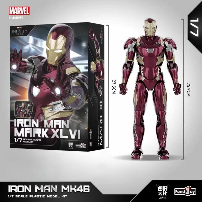 Fondjoy 1/12 Mark46 Железный человек Сборная модель Игрушка
