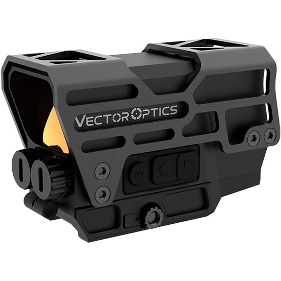 Коллиматор Vector Optics Frenzy Plus 1x31x26, закрытого типа, 3 MOA красная, быстросъемный на Picatinny, защитный кожух