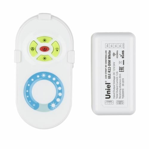 Контроллер Uniel ULC-R22-DIM White с пультом с ду.