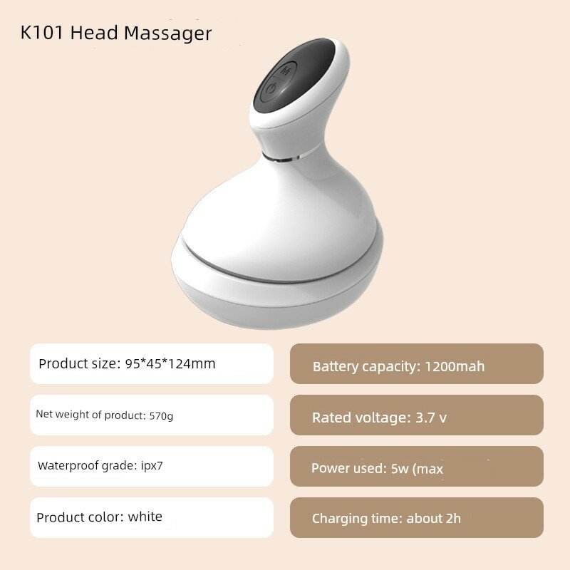Массажер для головы для трансграничной торговли, электрический перезаряжаемый массажер для головы в форме осьминога,
