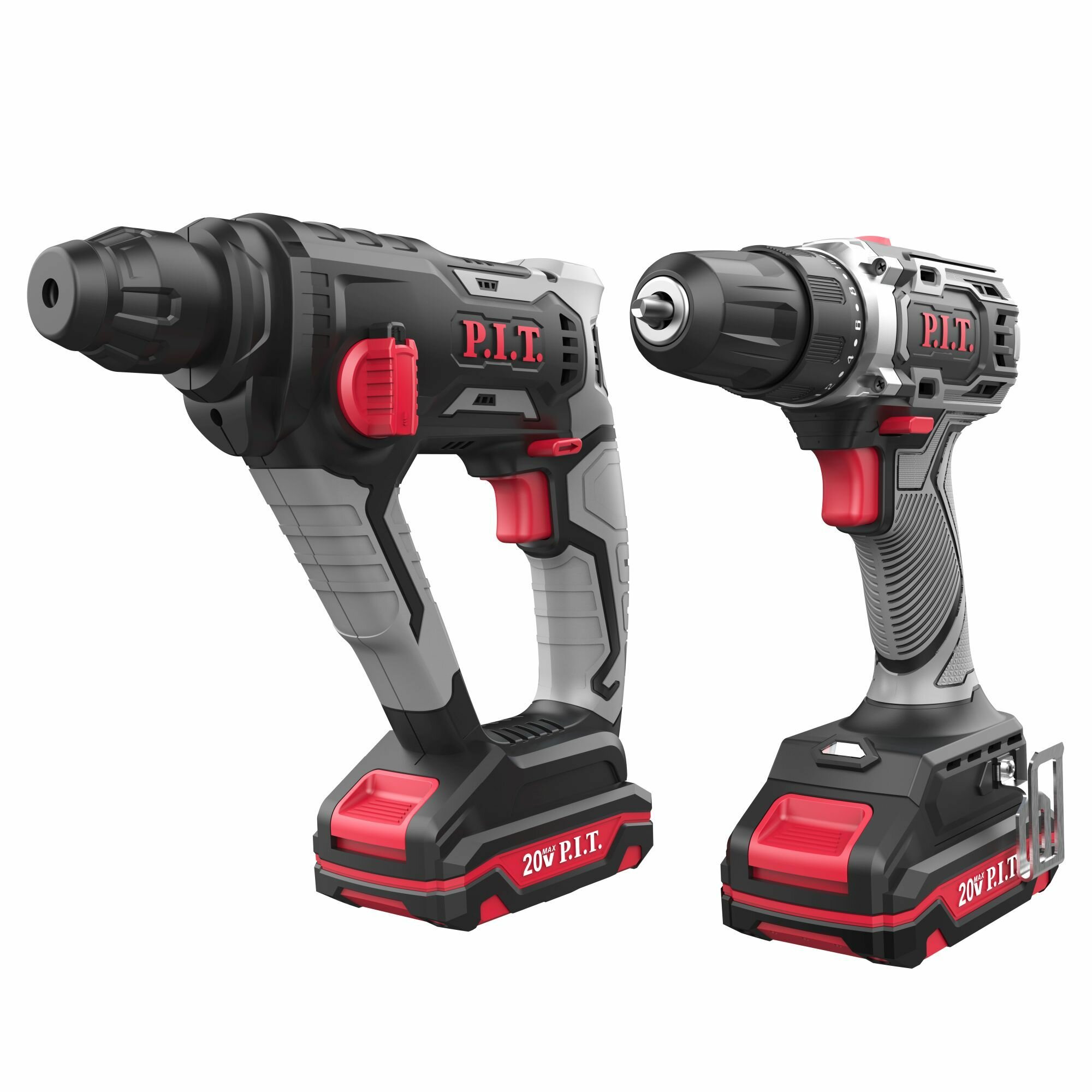 Набор инструментов аккум. P.I.T. P0002-02 (перфоратор PBH20H-18A, дрель PBM20H-10B)