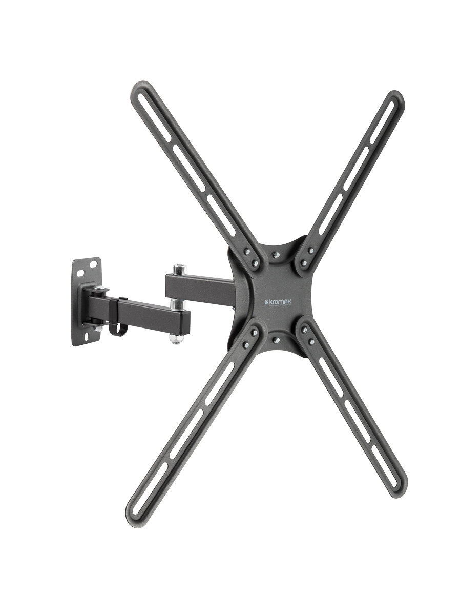 Кронштейн для телевизора настенный наклонно-поворотный, 22-65", 30 кг - KROMAX CORBEL-7