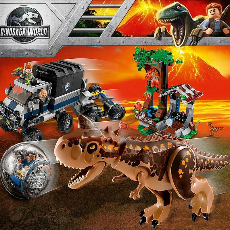 LEGO Миссия Бегства Динозавров: Камера Вращения Карнотавра, Конструктор 75929 для Детей