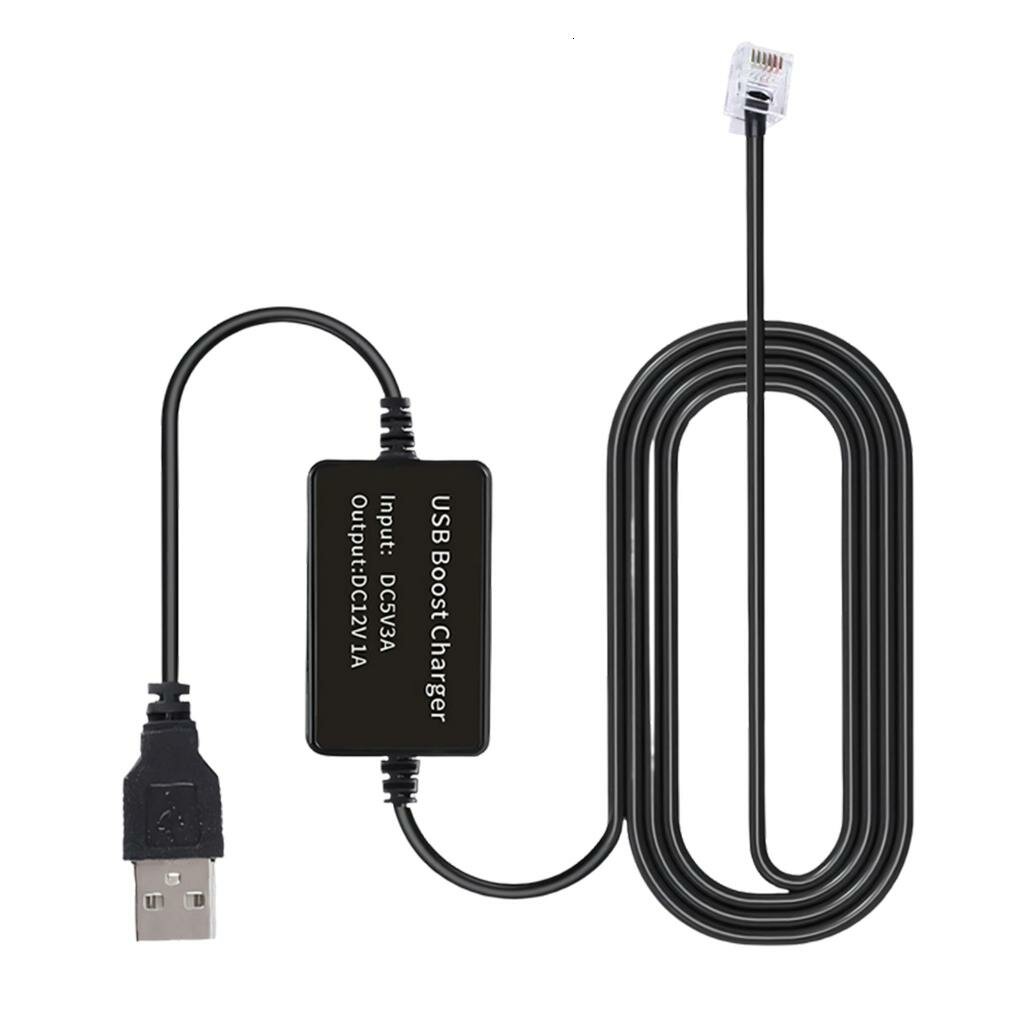 Усиленный USB-кабель повышения напряжения 5–12 В, Порт RJ11